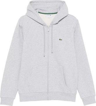 Lacoste Kapuzenpullover f&uuml;r Herren, leger, Lang&auml;rmlig (Silbergrau)