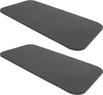 FOMIYES 2 St&uuml;ck rutschfeste N&auml;hmaschinenmatten aus Verdicktem Material 34X17cm Schalld&auml;mmende Fu&szlig;pedalmatten f&uuml;r N&auml;hzubeh&ouml;r und Heimfitness Vibrationsd&auml;mpfend