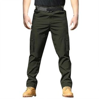 Generic Pantalon de travail pour homme avec poches multiples, pantalon d&eacute;contract&eacute;, v&ecirc;tements de plein air, v&ecirc;tements de travail pour le printemps et l&eacute;t&eacute;, co