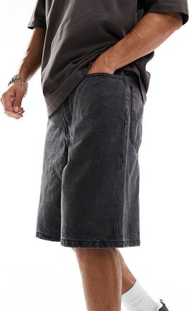 Vans Short en jean baggy à 5 poches - Noir délavé