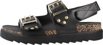Yokono Femme, Chaussures, Noir, Taille: 38 EU Tunez Platform Sandal