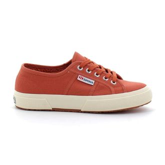 Superga Femme, Chaussures, Brun, Taille: 38 EU Chaussures de tennis classiques à lacets Marron/Rouge