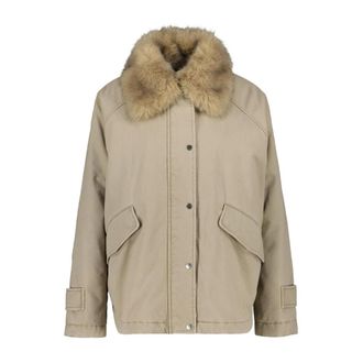 Marc O'Polo Gewebte Outdoorjacke - - Jackets - Damen - Beige - M