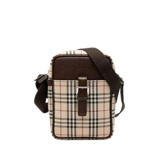 Burberry Sac bandouli&egrave;re Pre-owned en toile - Femme - Pre-owned - Beige - Taille: ONE Size