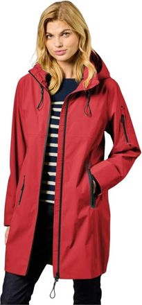 Junge Femme, Manteaux, Rouge, Taille: 48 FR Parkas