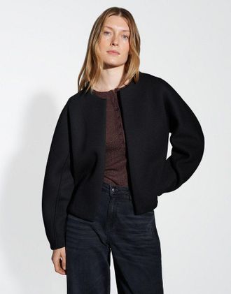 OPUS Sweater GEMURI Boxy aus Scuba Sweat