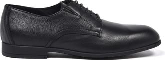 Baldinini Gek&ouml;rntes Leder Schn&uuml;rschuh - - Shoes - Herren - Schwarzk - 43 EU