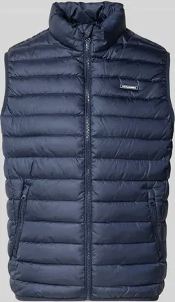 Jack & Jones Steppweste mit Rei&szlig;verschlusstaschen Modell ELVIS