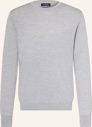 Strokesman's Strokesmans Pullover Aus Merinowolle grau