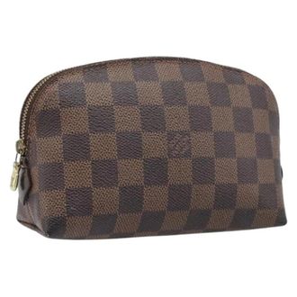 Louis Vuitton Pre-owned Damier Ebene Pouch - - Pre-owned - Damen - Braun - ONE SIZE