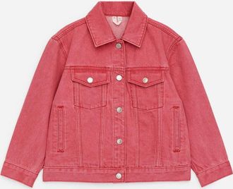 Arket Jeansjacke -Rot