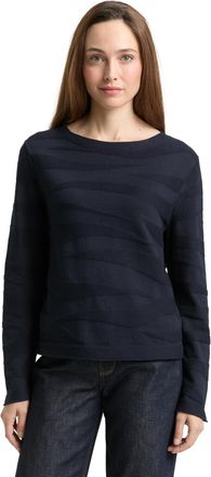 Tom Tailor Strickpullover mit Rundhalsausschnitt