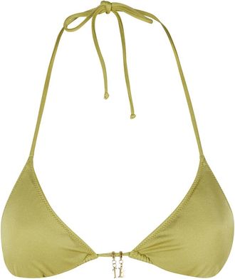 MC2 Saint Barth Femme, Maillots de bain, Vert, Taille: 40 FR Haut de bikini triangle enti&egrave;rement ajustable