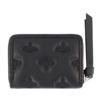 Vivienne Westwood Womens Coin Card Holder - Vivienne Westwood Synthetic Black Accessories Card-Holder