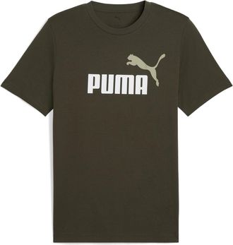 Puma Herren Essentials 2 Colour No. 1 Logo T-Shirt XS, Dark Olive Green