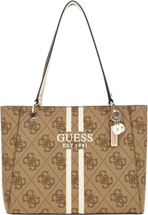 Guess Femme, Sacs, Beige, Taille: ONE Size Sac de magasinage beige Noelle II Tote