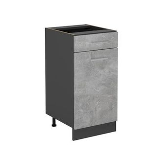 Vicco Meuble Cuisine R-Line, B&eacute;ton, 40cm sans PT