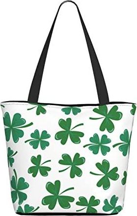 AOOEDM St. Patricks Day Clovering Ladies Shopping Bag 13x11x7in.Le cadeau parfait pour la Saint-Valentin.Cest de la Saint-Valentin pour maman, fille, &eacute;pouse,