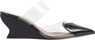 Alaia Le Coeur Wedge Mules
