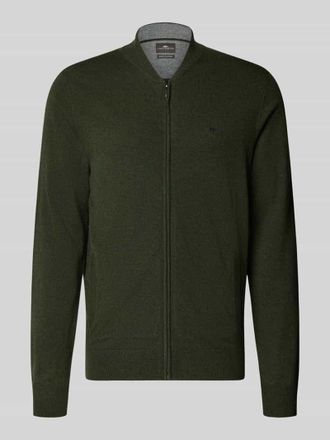 Fynch-Hatton Cardigan aus Wolle-Kaschmir-Mix mit Rei&szlig;verschluss