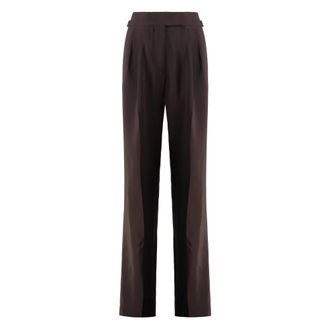 Tom Ford Wollmischhose mit Taschen - - Trousers - Damen - Braun - XS