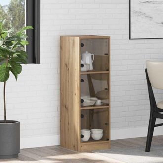 vidaXL vidaXL Haut Armoire Ch&ecirc;ne artisanal 35 x 37 x 109 cm Bois ding&eacute;nierie