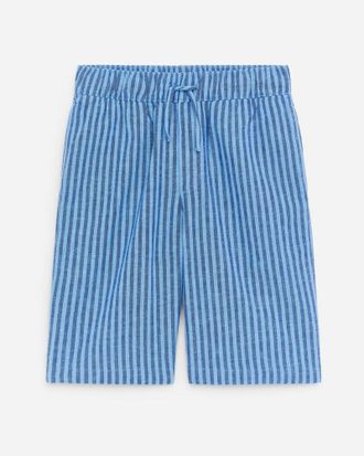 Arket Leinen-Shorts -Blau