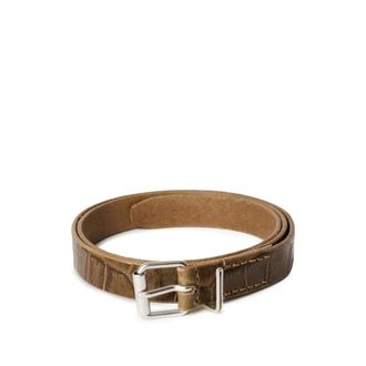 Our Legacy Ceinture Hook - Homme - Accessoires - Brun - Taille: 100 CM
