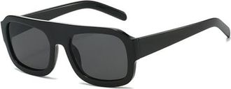 Generic Lunettes De Soleil Sport À Grande Monture For Hommes Décoratives For Femmes Et Plage En Plein Air(Black)