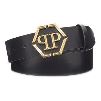 Philipp Plein Hexagon Belt - Homme - Accessoires - Noir - Taille: 120 CM