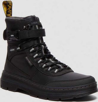 Dr. Martens Leder Combs Tech Nylon Winter Stiefel in Schwarz, Größe: 36