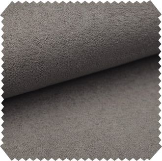 Novely ALPEN Polsterstoff im Wildleder-Look - Velours-Microfaser-Möbelstoff - Pflegeleichte Meterware 1lfm | Farbe: 22 Dunkelgrau