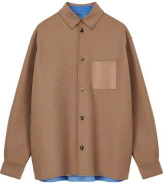 Loewe Virgin und Cashmere Woll Surchemise - Beige