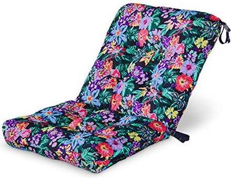 Classic Accessories Vera Bradley Gartenstuhlkissen, wasserabweisend, 53 x 48 x 57 x 12 cm, Happy Blooms