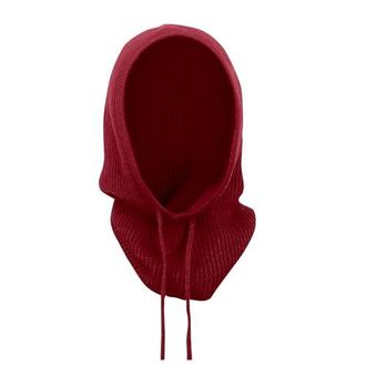 Generic Chapeau dhiver tricot&eacute; de grande taille pour homme et femme - Coupe-vent - Cache-oreilles - Pour homme et femme, Rouge, Taille unique