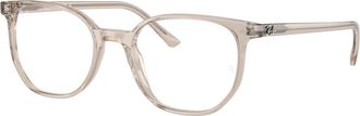 Ray-Ban unisex, Accessoires, Brun, Taille: 50 MM Elliot Optical Frame