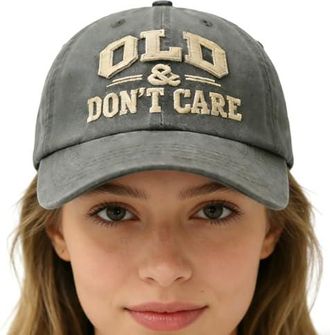 Generico Chapeaux de Baseball pour Sons,Chapeau avec Devise Pas Int&eacute;ress&eacute; Style Vintage | Chapeaux Vintage Frais Hommes Taille R&eacute;glable,pour Golf Course Gym Cy