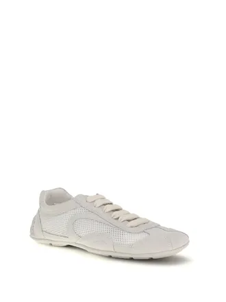 Prada Womens Montecarlo Sneakers Bianco