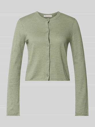 Marc O'Polo Regular Fit Cardigan aus Baumwolle-Leinen-Mix