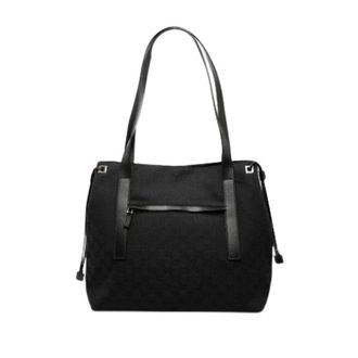 Gucci Sac Cabas en toile Pre-owned - Femme - Pre-owned - Noir - Taille: ONE Size