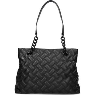 Kurt Geiger Gesteppte Leder-Tragetasche - - Bags - Damen - Schwarzk - ONE SIZE
