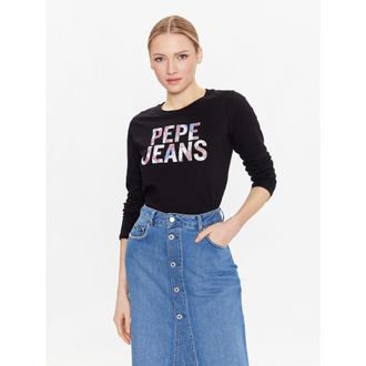 Pepe Jeans London T-Shirt Luna PL505394 Schwarz Regular Fit
