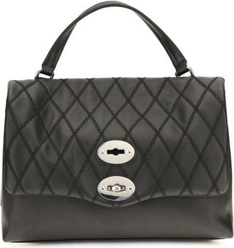 Zanellato Sac port&eacute; main Postina Tram&egrave; - Femme - Sacs - Noir - Taille: ONE Size