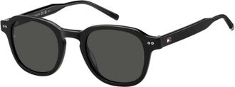 Tommy Hilfiger Homme, Accessoires, Noir, Taille: 49 MM 2185/S Lunettes de soleil
