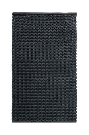 Aquanova Badteppich Maks, Anthrazit, Textil, 60x100 cm, f&uuml;r Fu&szlig;bodenheizung geeignet, Badtextilien, Badematten