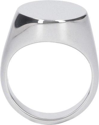 Maison Margiela Oval Silver Ring