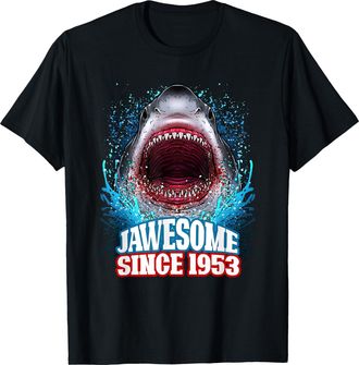 BDAZ 73. Geburtstag Jawesome Since 1953 Shark 73 Years Old T-Shirt