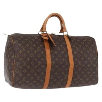 Louis Vuitton Sac Keepall 50 Boston Pre-owned - Femme - Pre-owned - Brun - Taille: ONE Size