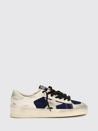 Golden Goose Baskets Stardan en cuir et mesh &agrave; effet us&eacute;