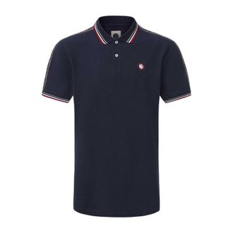 Pretty Green Poloshirt f&uuml;r Herren, verklebt (Marine)